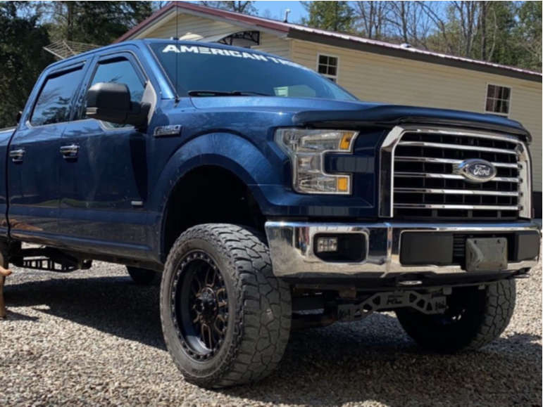 2015 Ford F-150 with 20x10 0 Ballistic Tomahawk and 305/55R20 Mickey ...