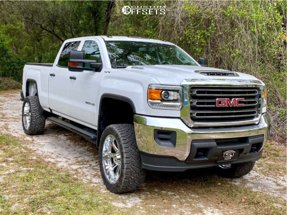 2018 GMC Sierra 2500 HD with 22x10 -25 Hostile Alpha and 33/12.5R22 ...