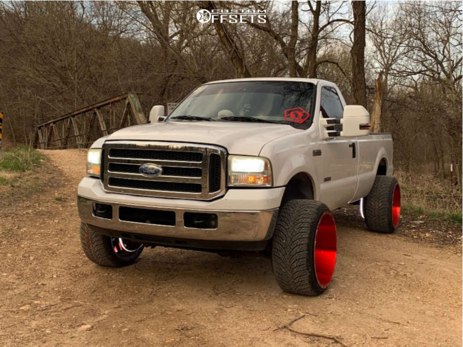 2007 Ford F-250 Super Duty with 24x14 -76 TIS 544RM and 33/12.5R24 ...