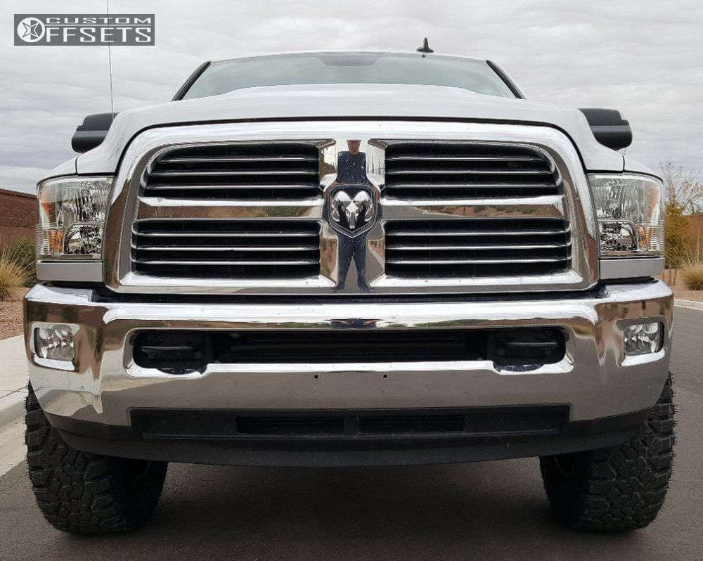 2015 Ram 3500 with 18x9 -6 Raceline Raptor and 305/70R18 Kanati Trail ...