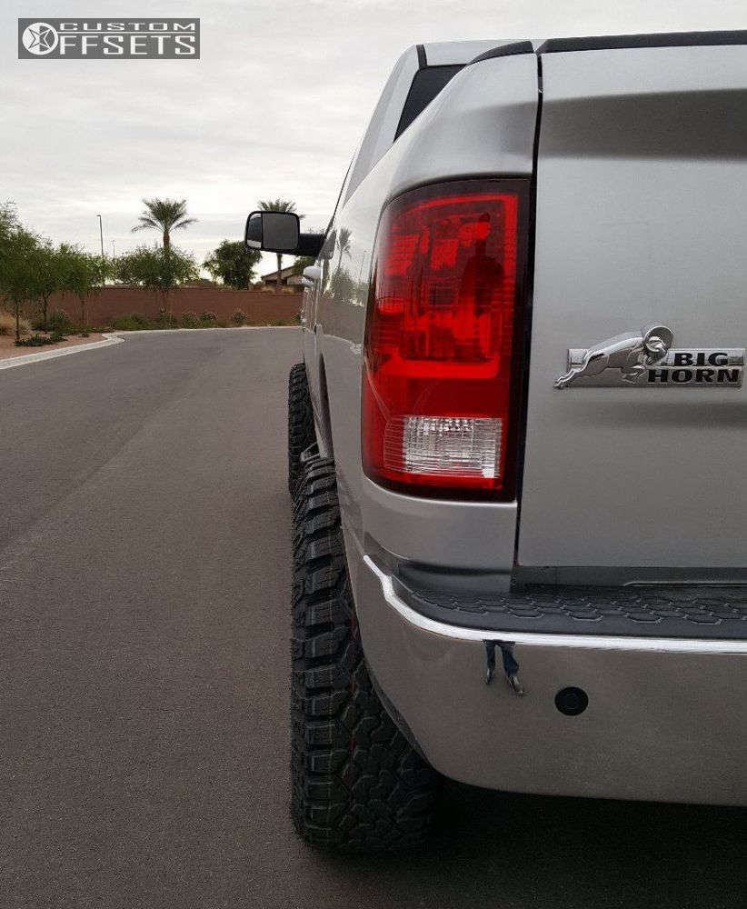 2015 Ram 3500 with 18x9 -6 Raceline Raptor and 305/70R18 Kanati Trail ...