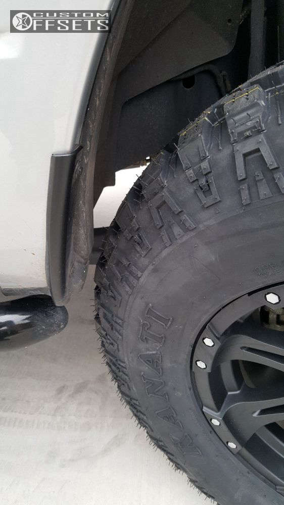 2015 Ram 3500 with 18x9 -6 Raceline Raptor and 305/70R18 Kanati Trail ...