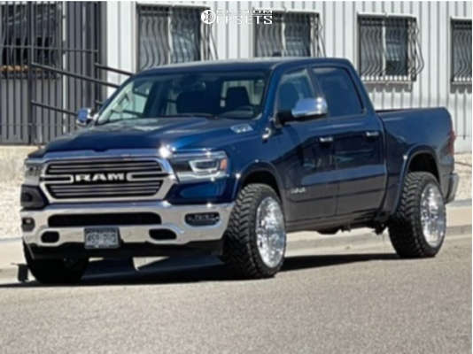 2019 Ram 1500 with 22x12 -51 Vision Rocker and 33/12.5R22 Atturo Trail ...