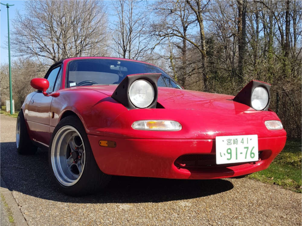 1990 Mazda MX-5 Miata with 15x8 0 AutoStar Classic and 195/50R15 Toyo ...