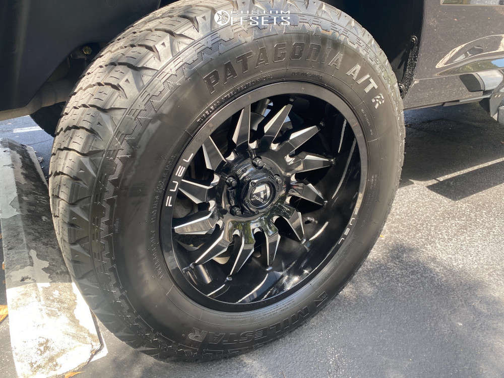 2017 Ram 1500 with 20x10 -18 Fuel Saber and 35/12.5R20 Milestar ...