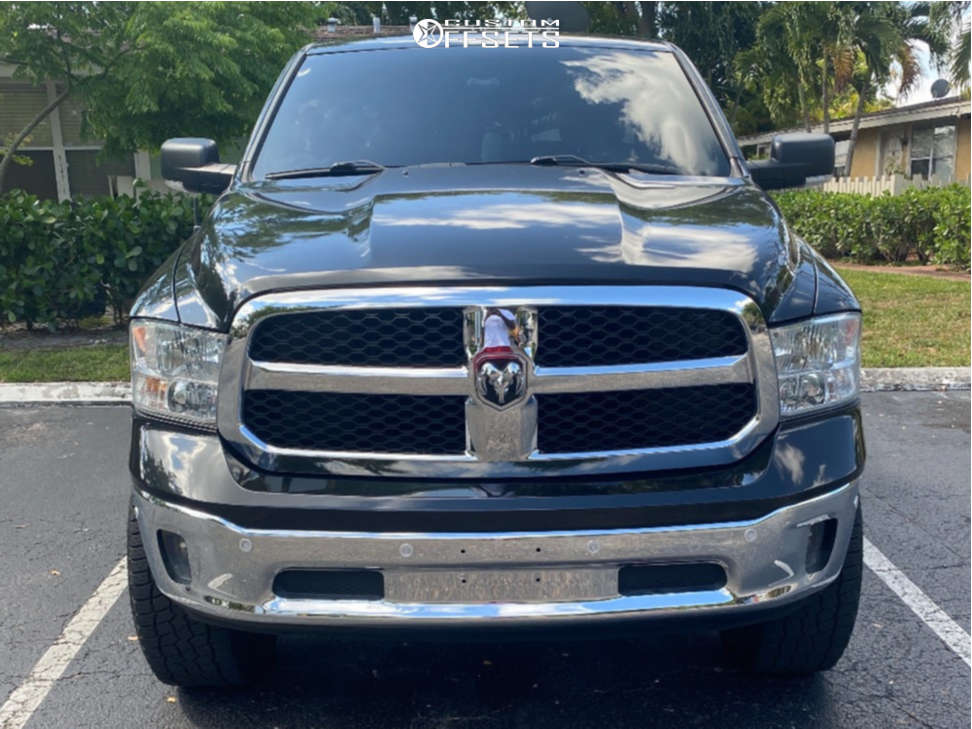 2017 Ram 1500 with 20x10 -18 Fuel Saber and 35/12.5R20 Milestar ...
