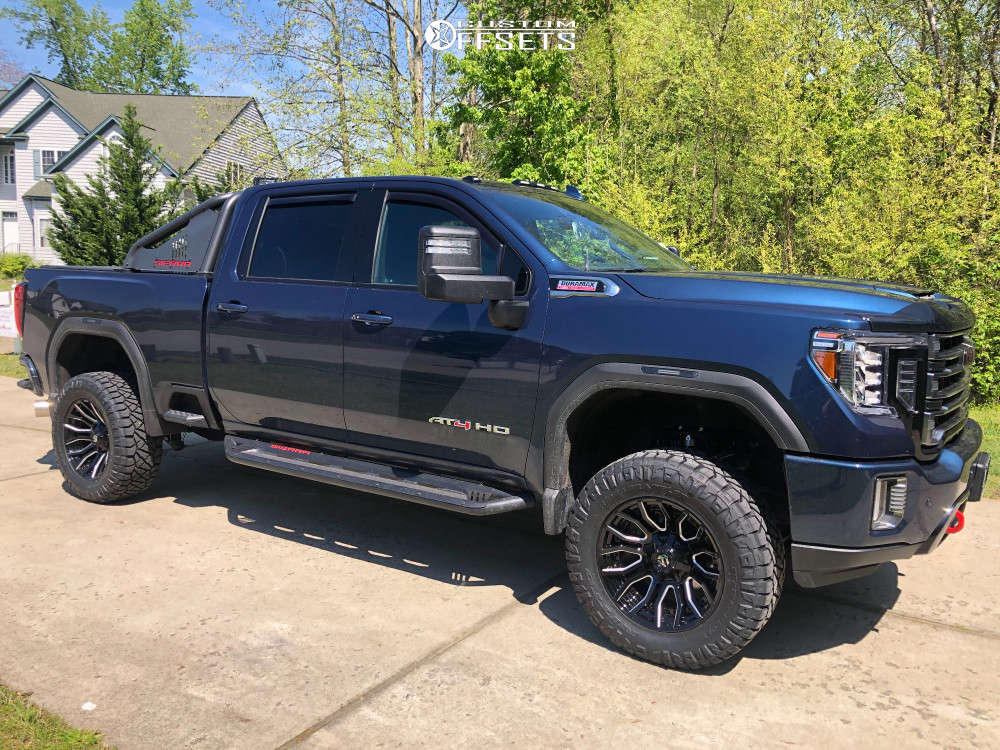 2020 GMC Sierra 3500 HD with 20x10 -18 Fuel Rage and 35/12.5R20 Nitto ...