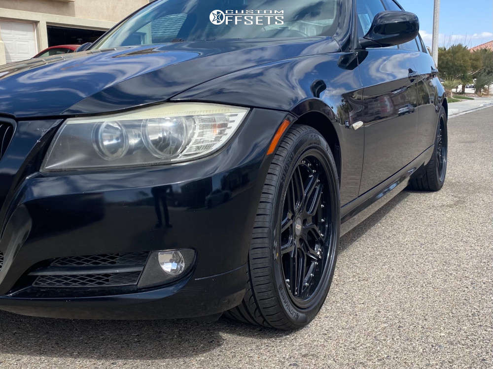 2009 BMW 328i with 18x8.5 30 ESR Cs15 and 245/40R18 Lionhart Lh-503 and ...