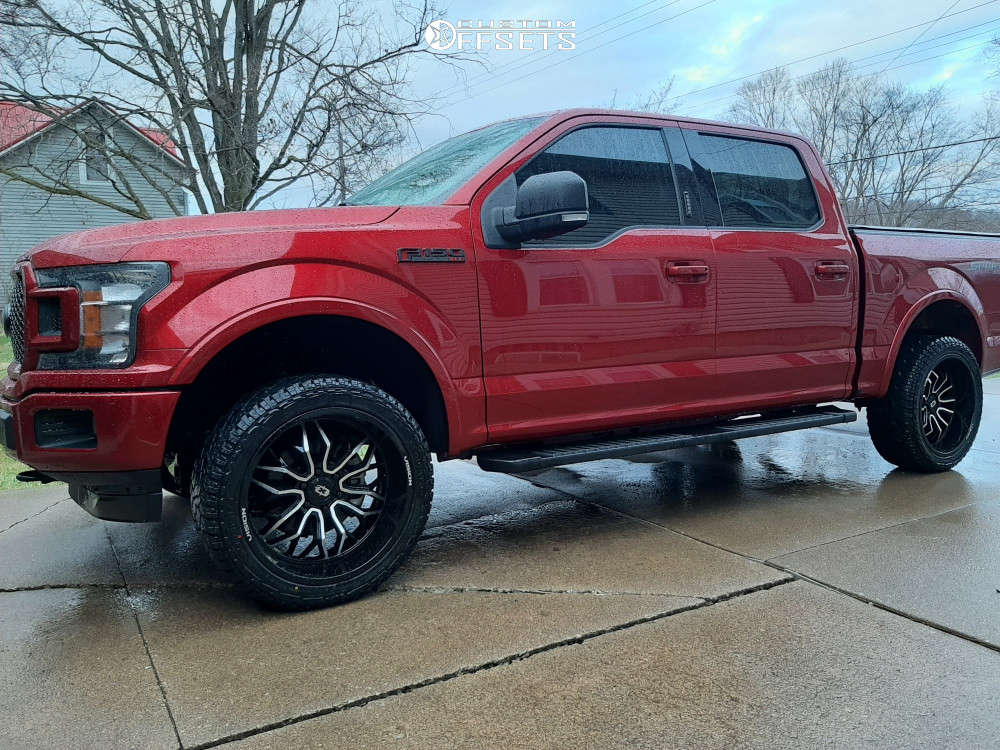 2019 Ford F-150 with 22x10 -19 Vision Riot and 285/45R22 Gladiator ...