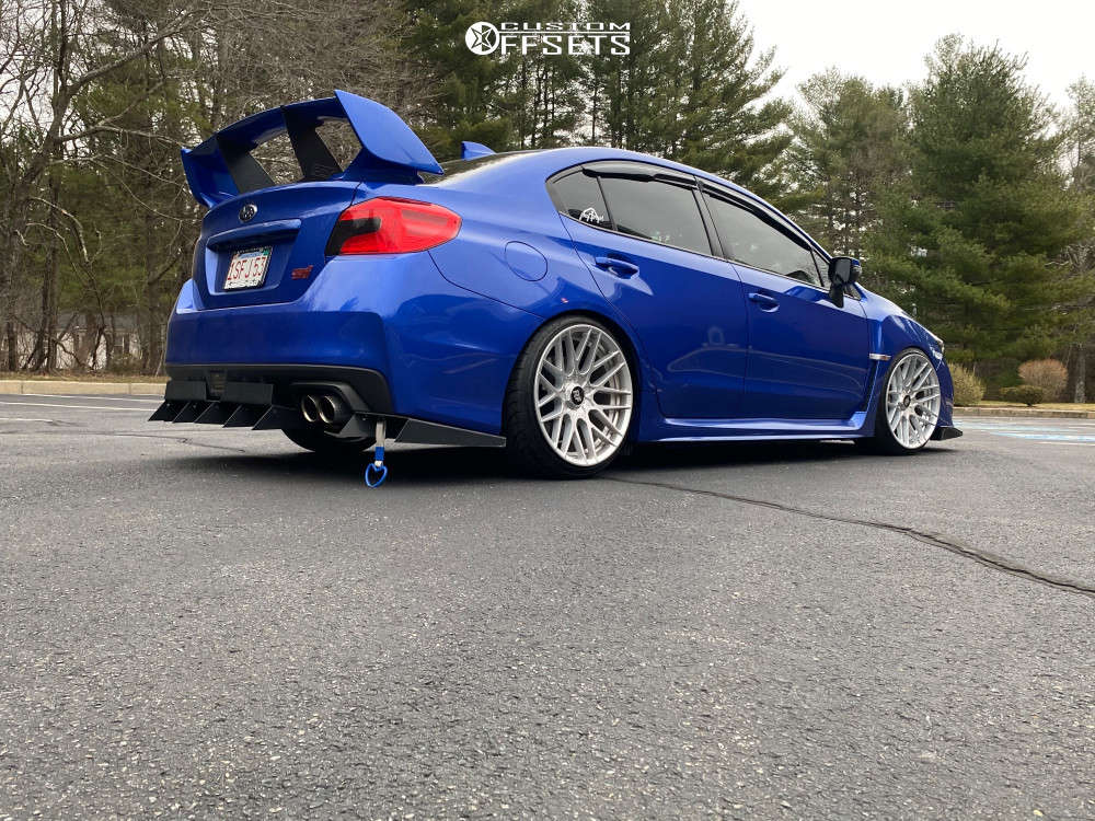 2017 Subaru WRX STI with 19x10 35 Rotiform Rse and 225/35R19 Federal ...