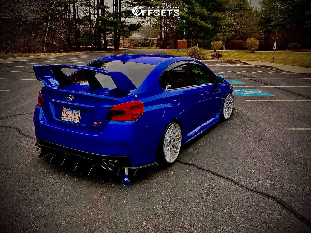 2017 Subaru WRX STI with 19x10 35 Rotiform Rse and 225/35R19 Federal ...