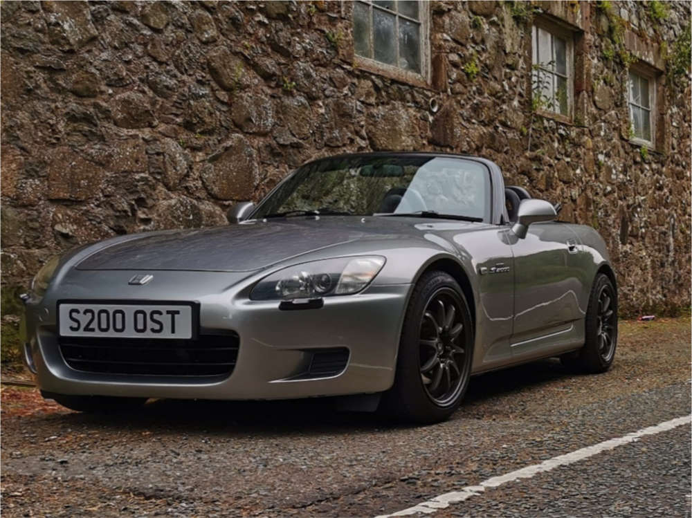 2000 Honda S2000 with 17x8 48 Rota Fighter and 215/45R17 Yokohama Advan ...