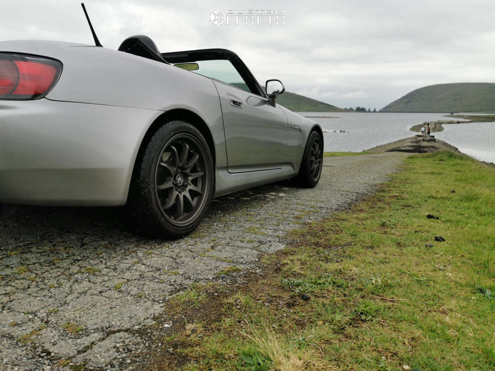 2000 Honda S2000 with 17x8 48 Rota Fighter and 215/45R17 Yokohama Advan ...