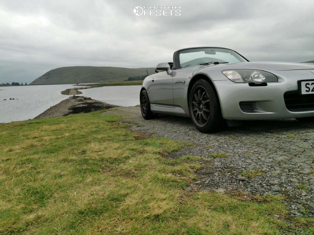2000 Honda S2000 with 17x8 48 Rota Fighter and 215/45R17 Yokohama Advan ...