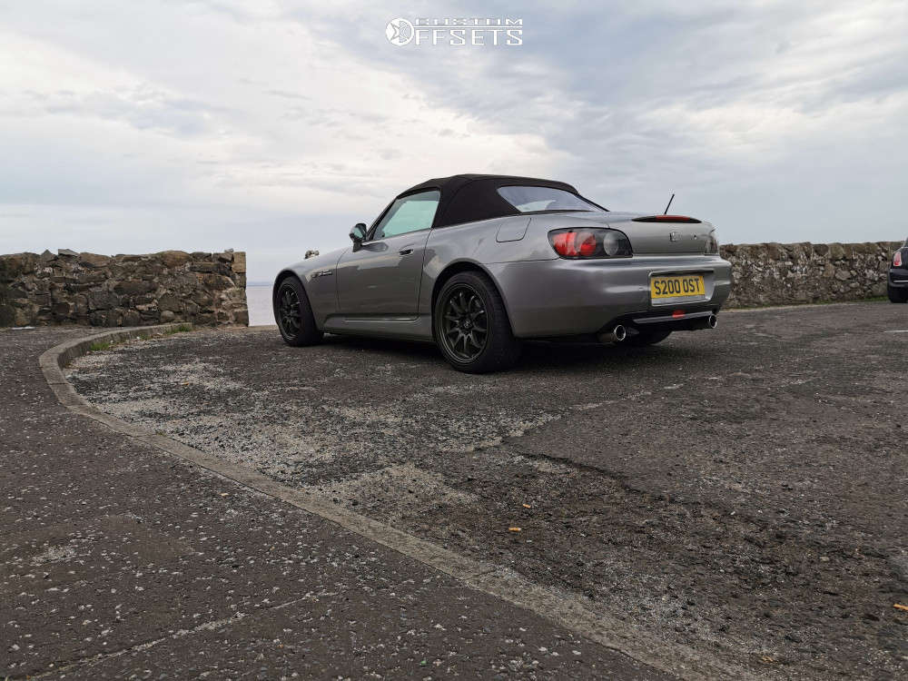 2000 Honda S2000 with 17x8 48 Rota Fighter and 215/45R17 Yokohama Advan ...