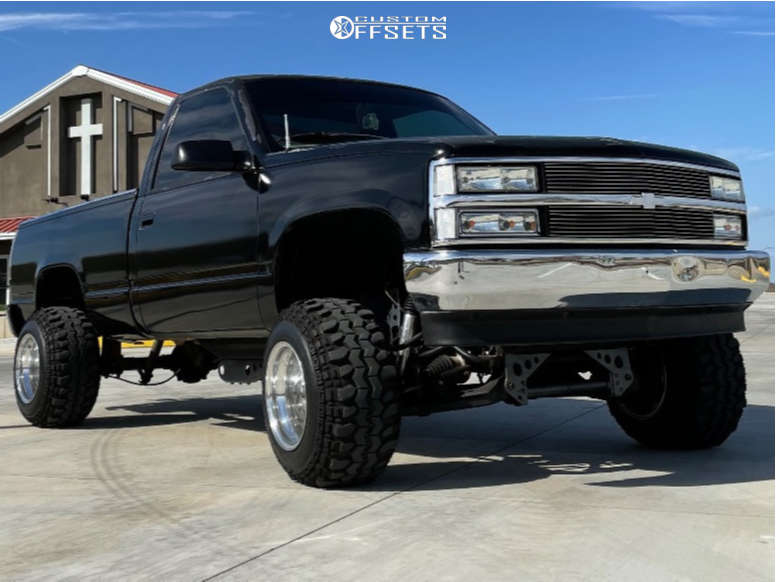 1990 Chevrolet K1500 with 15x14 -101 Weld Racing Scorpio and 30/11.5R15 ...