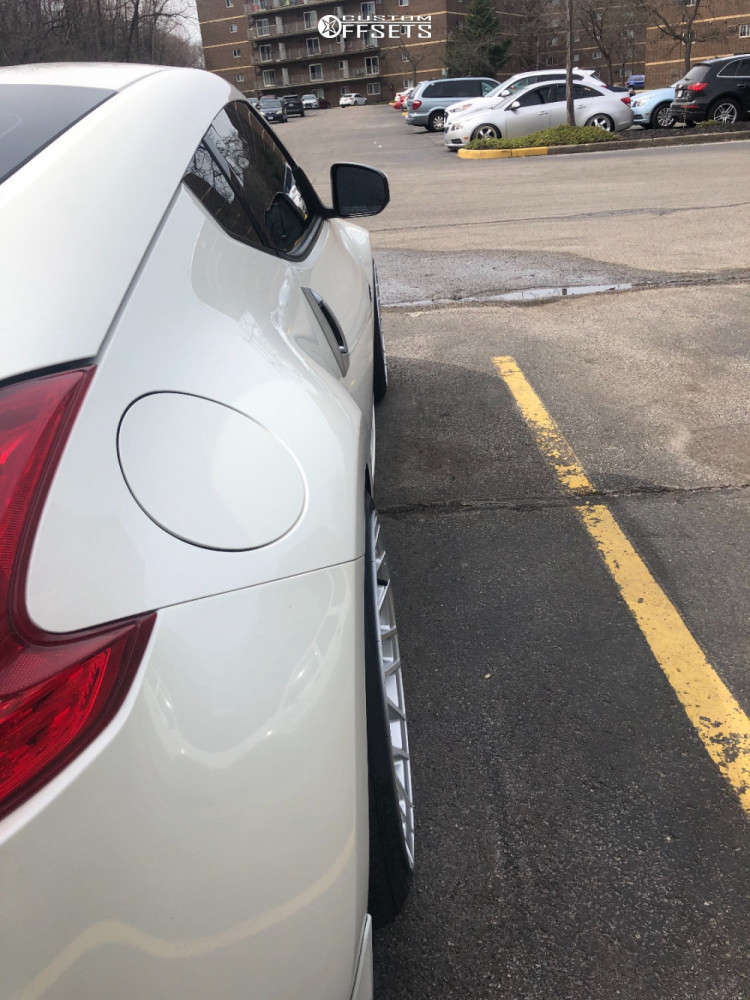 2016 Nissan 370Z with 19x10.5 22 ESR Rf11 and 255/35R19 Delinte D7 ...