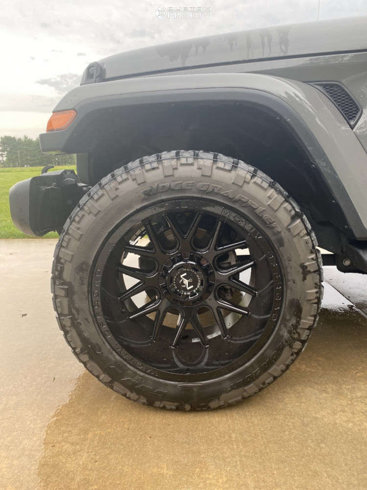 2020 Jeep Wrangler with 20x10 -25 Motiv Offroad Magnus and 33/12.5R20 ...