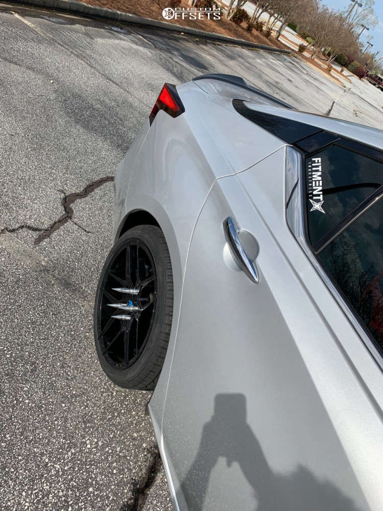 2019 Nissan Altima with 18x8 35 Mach ME4 and 225/40R18 Lexani Lxuhp-207 ...