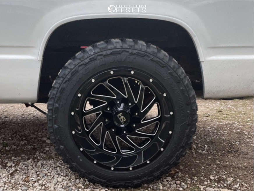 1997 Chevrolet K1500 with 20x12 -45 Hardrock Crusher and 33/12.5R20 ...