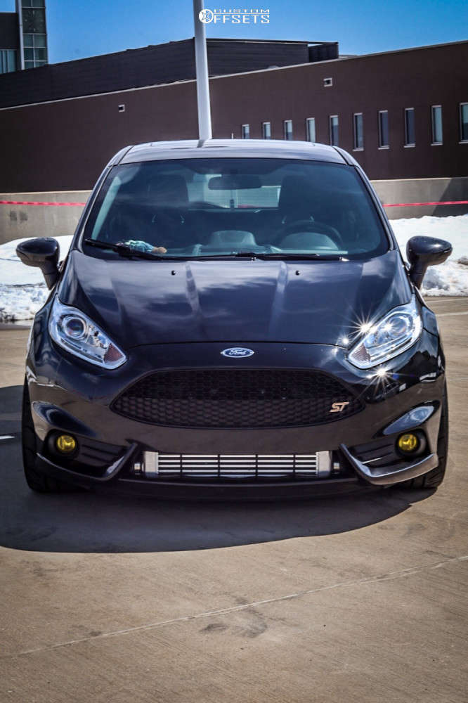 2016 Ford Fiesta with 17x8 40 Rota Recce and 215/45R17 Falken RT 660 ...