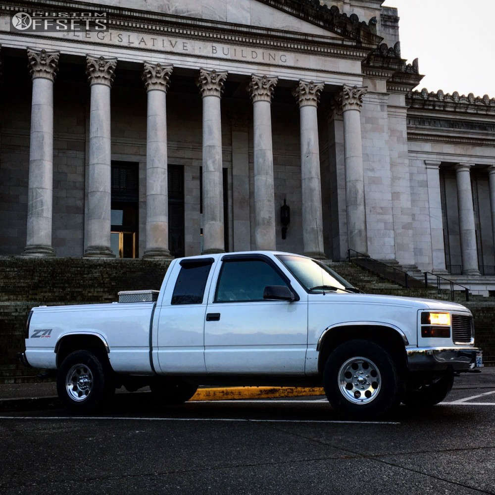1998 GMC K1500 with 16x8 -6 Ultra Type 164 and 265/75R16 Cooper ...