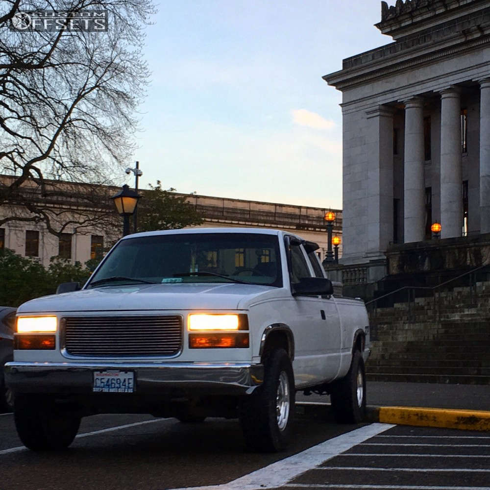 1998 GMC K1500 with 16x8 -6 Ultra Type 164 and 265/75R16 Cooper ...