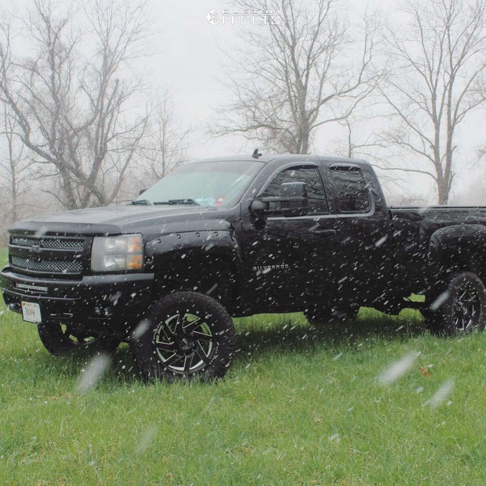 2010 Chevrolet Silverado 1500 with 20x10 -12 XF Offroad Xf-205 and 35/ ...