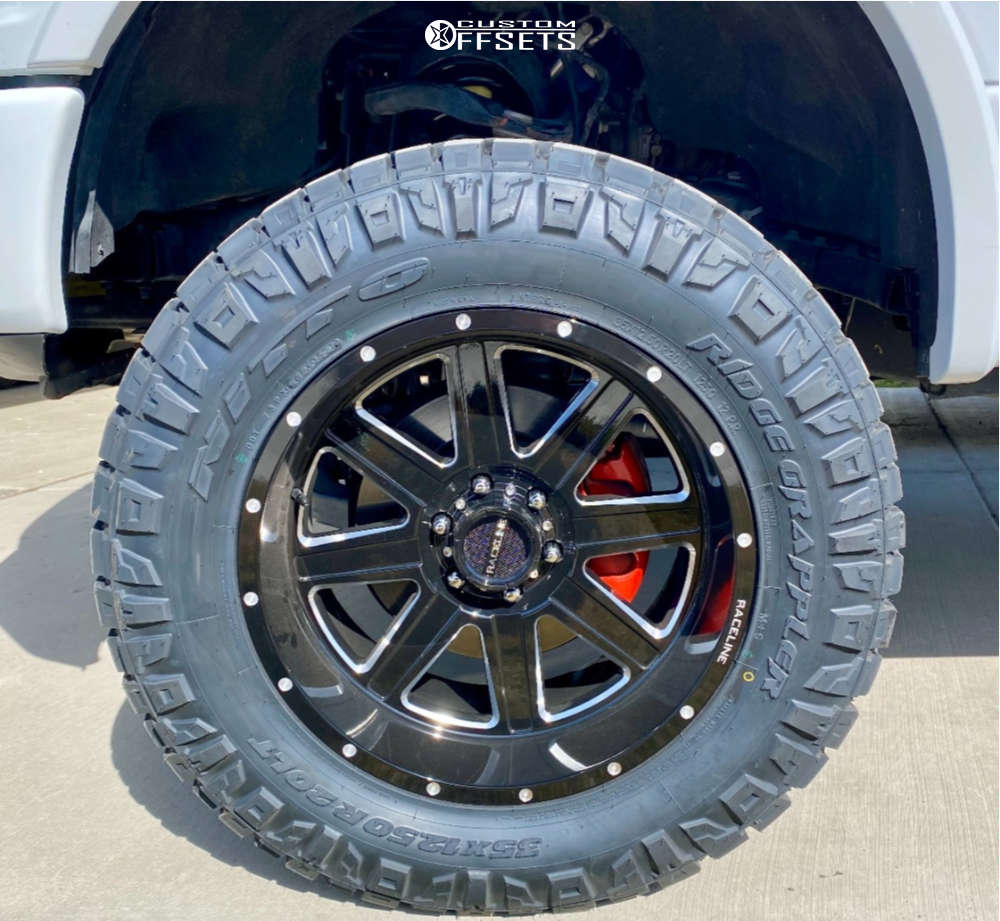 2019 Ford F-150 with 20x10 -19 Raceline Hostage and 35/12.5R20 Nitto ...