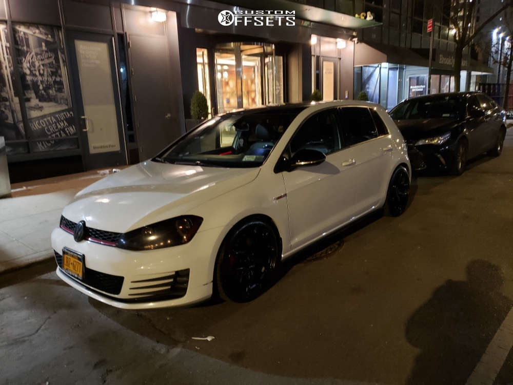 2015 Volkswagen GTI with 18x8.5 45 APR A01 and 225/40R18 Continental ...