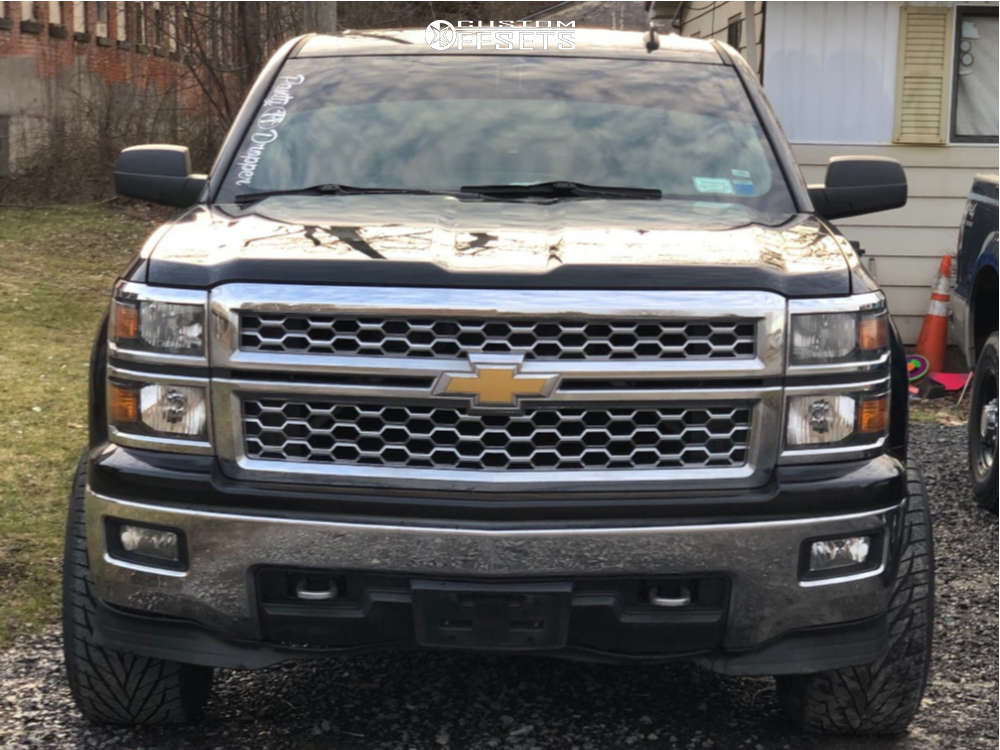 2014 Chevrolet Silverado 1500 with 20x12 -51 Vision Rocker and 33/14R20 ...