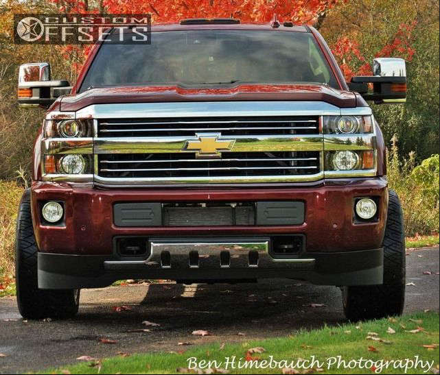 2016 Chevrolet Silverado 2500 HD with 22x12 -40 American Force Fallout Fp and 305/40R22 Nitto ...