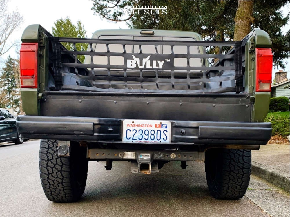 1988 Ford Ranger with 18x9 0 Fuel Crush and 31/10.5R18 Falken WildPeak ...