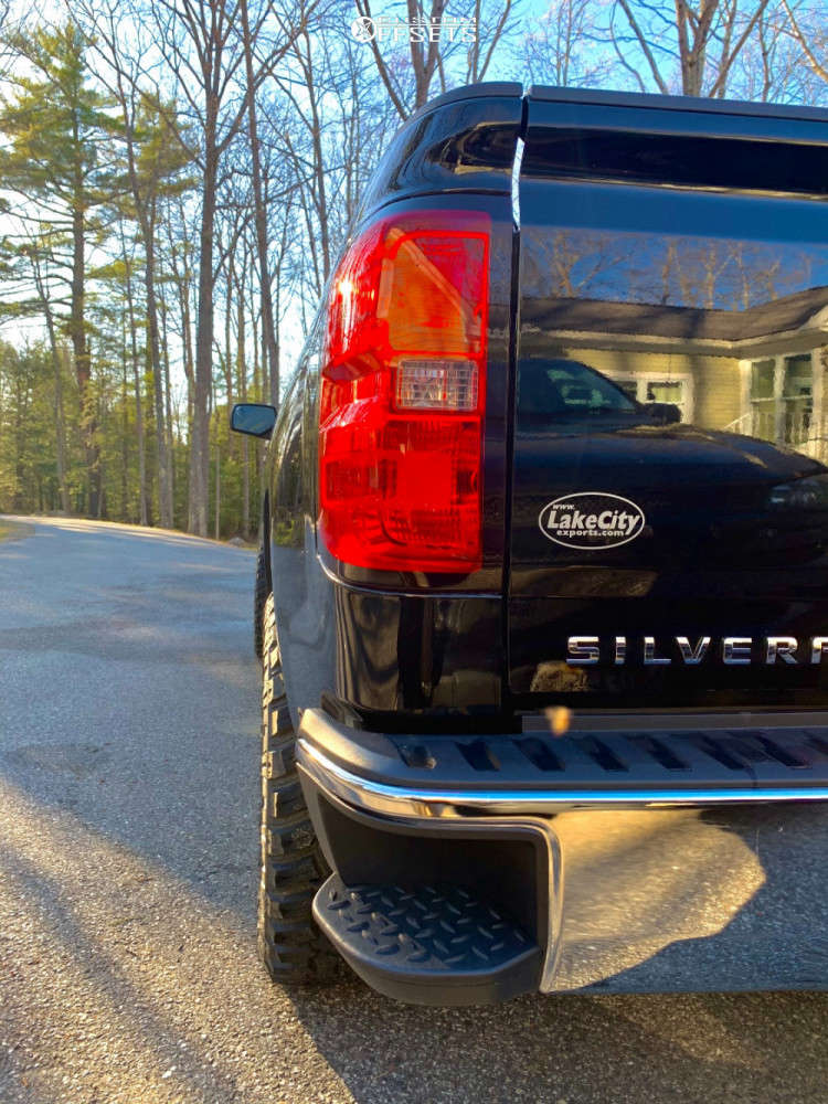 2015 Chevrolet Silverado 1500 with 20x9 18 Mayhem Tripwire and 33/12.5R20 Fury Offroad Country ...