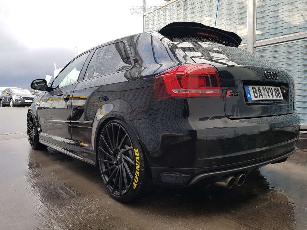 2009 Audi S3 with 19x8.5 45 Ultra UA9 and 225/35R19 Dunlop Sp Sport ...