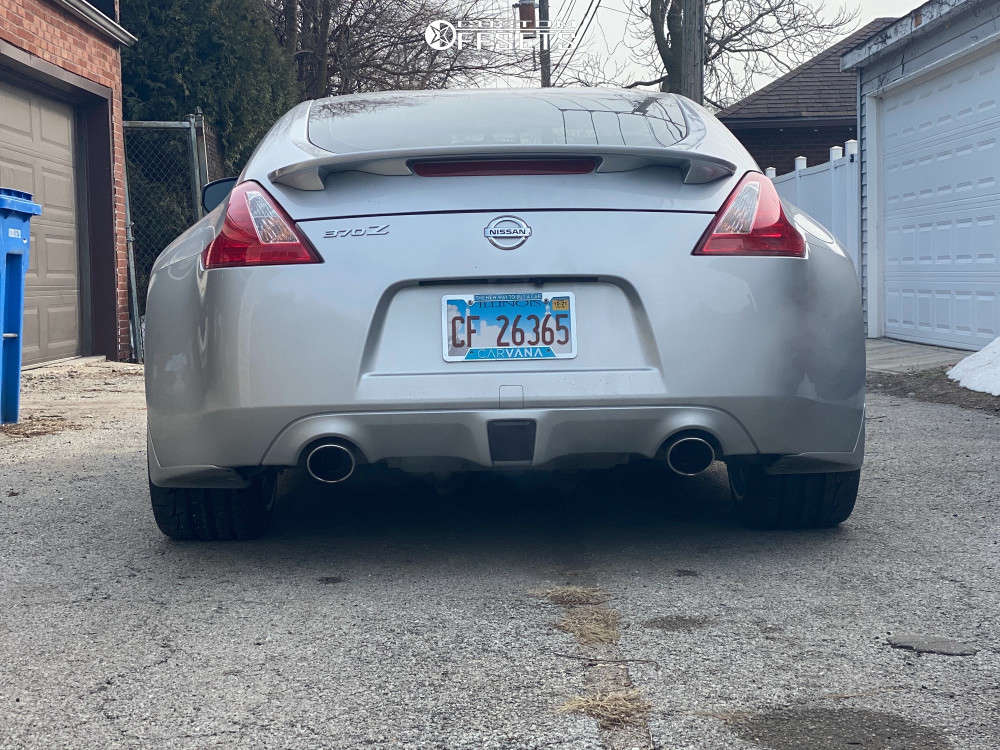 2012 Nissan 370Z with 19x9.5 45 ESR Rf11 and 245/40R19 Firestone Indy ...
