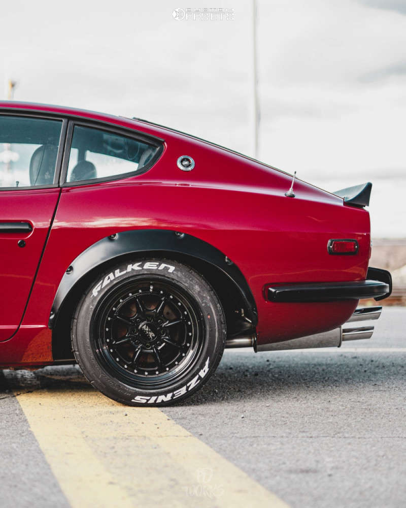 1973 Nissan 240Z with 15x8 20 XXR 2.5 and 205/50R15 Falken Azenis Fk510 ...