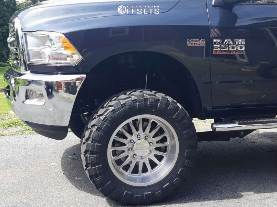 2017 Ram 3500 with 20x10 -25 Cali Offroad Summit and 35/12.5R20 Fuel ...