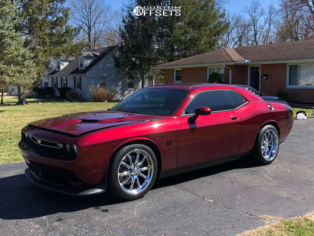 2018 Dodge Challenger with 20x8.5 12 US Mags Rambler and 245/45R20 ...