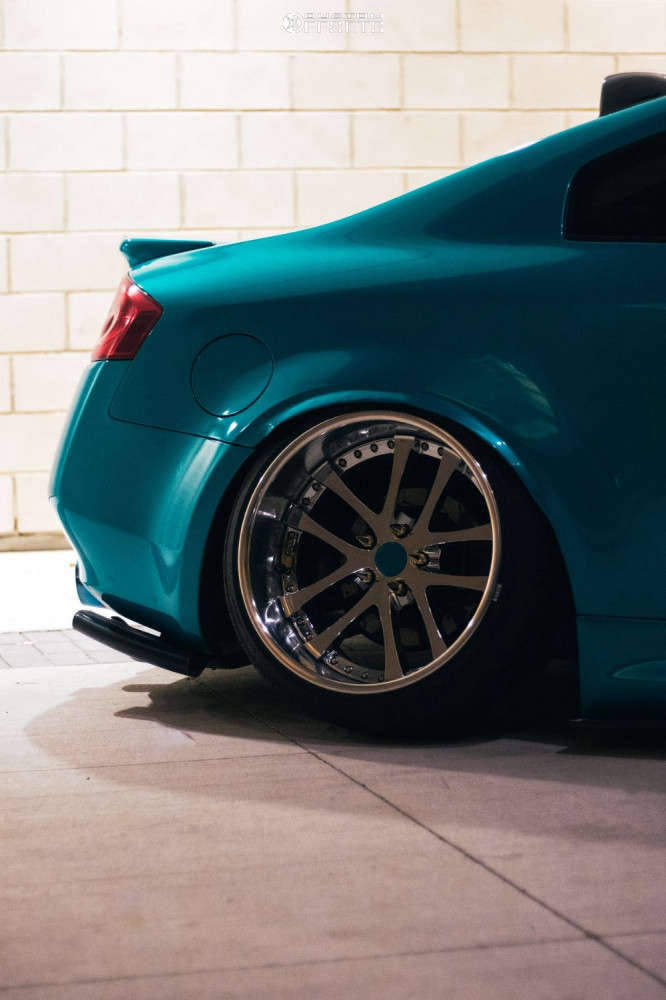 2006 INFINITI G35 with 19x11 -25 Weds Lxz and 235/35R19 Nexen Nfera Su1 ...