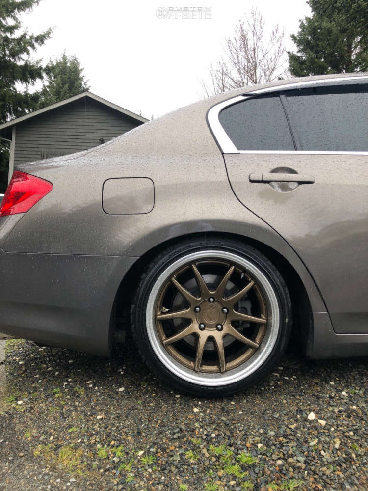 2010 Infiniti G37 Wheel Offset Nearly Flush Lowering Springs | 1591569 ...