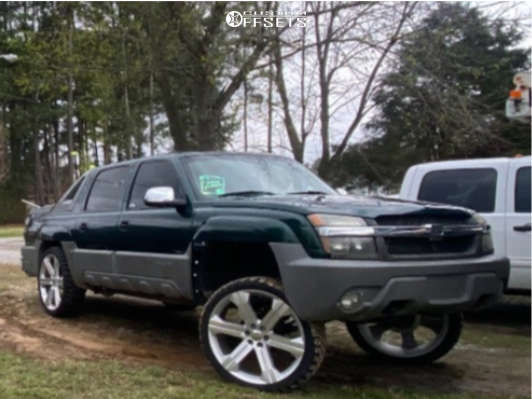 2002 Chevrolet Avalanche 1500 with 26x10 31 OE Revolution C08 and 35/13 ...