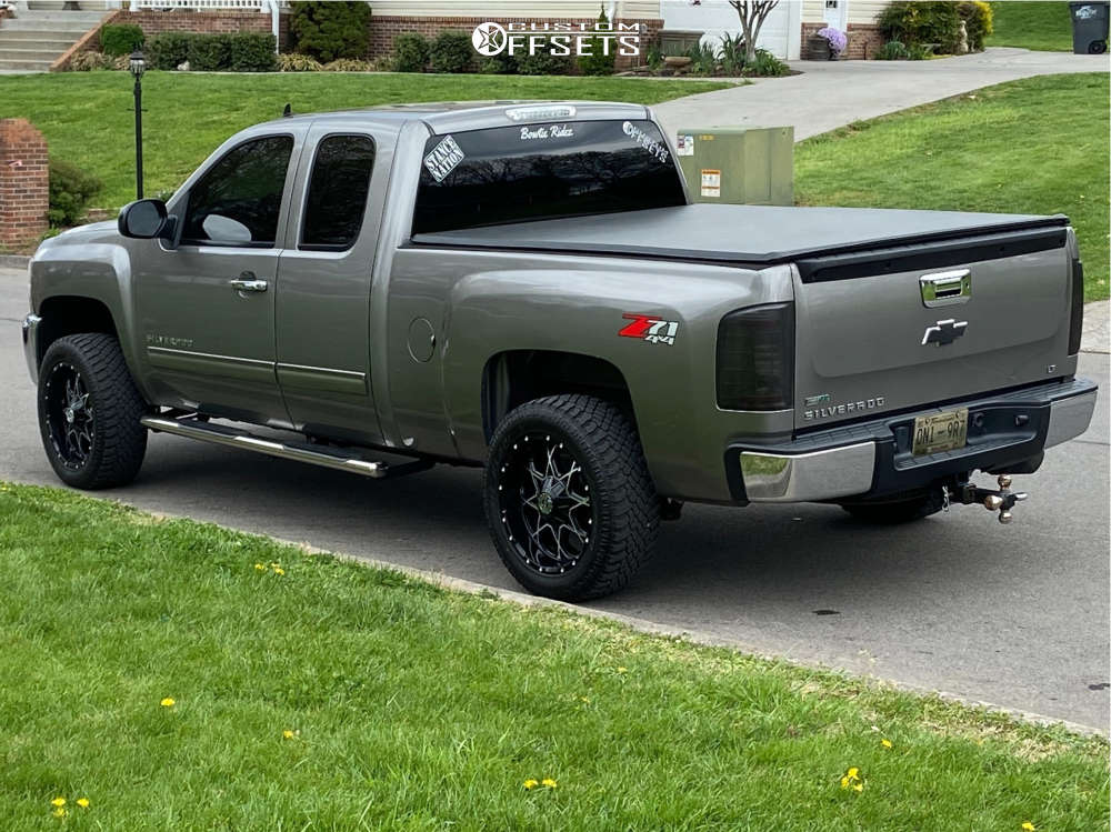 2012 Chevrolet Silverado 1500 with 20x9 -12 Scorpion SC10 and 275/55R20 ...