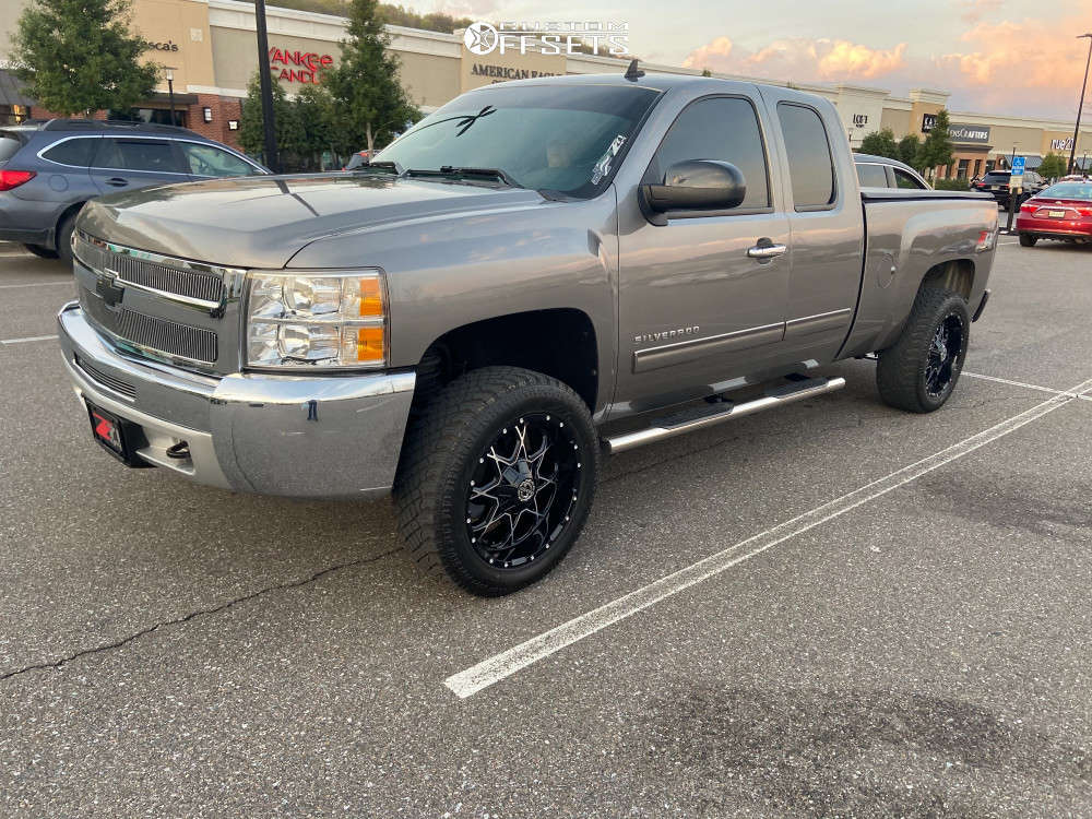 2012 Chevrolet Silverado 1500 with 20x9 -12 Scorpion SC10 and 275/55R20 ...