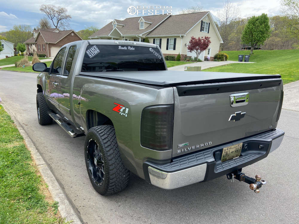 2012 Chevrolet Silverado 1500 with 20x9 -12 Scorpion SC10 and 275/55R20 ...