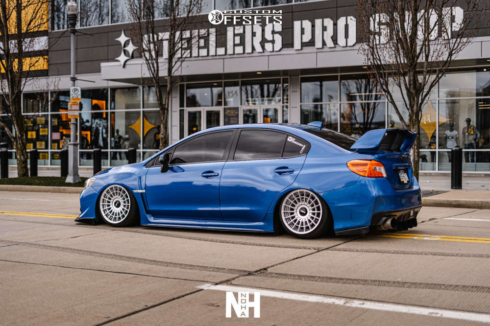 2015 Subaru WRX STI with 18x9.5 10 Rotiform Las-r and 205/40R18 Federal ...