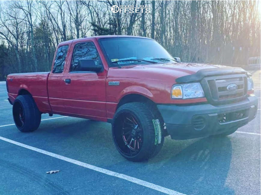 2010 Ford Ranger with 20x12 -44 K2 Offroad Razorback and 29/10.5R20 ...