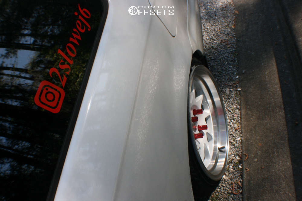 2000 Honda Civic with 16x9 15 Whistler Kr7 and 195/40R16 Federal 595 ...