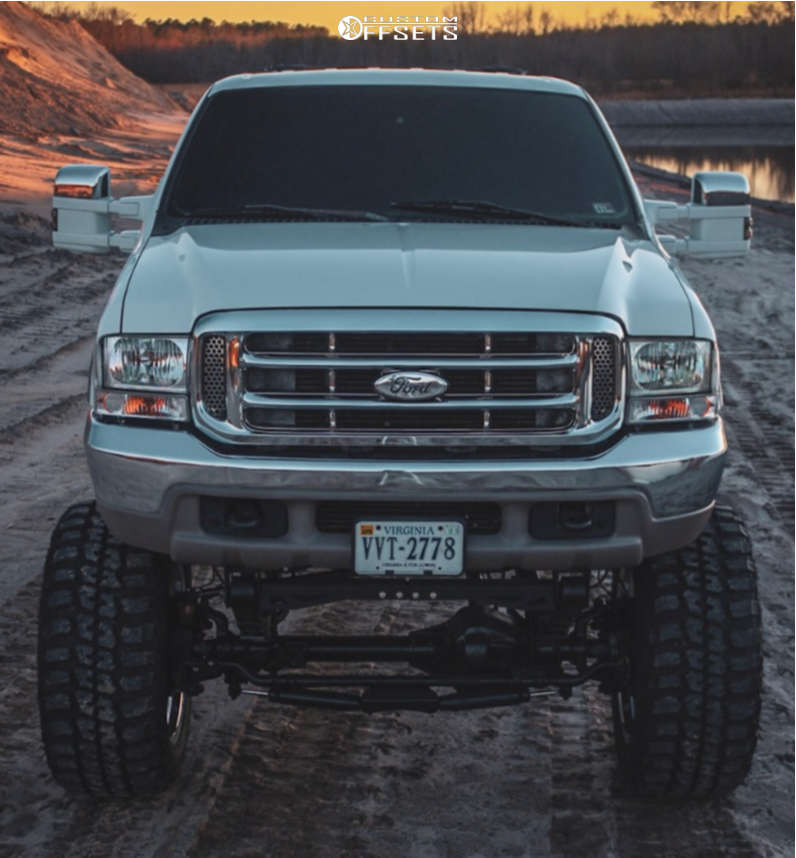 2000 Ford Excursion with 24x14 -76 TIS 544C and 40/15.5R24 Federal ...