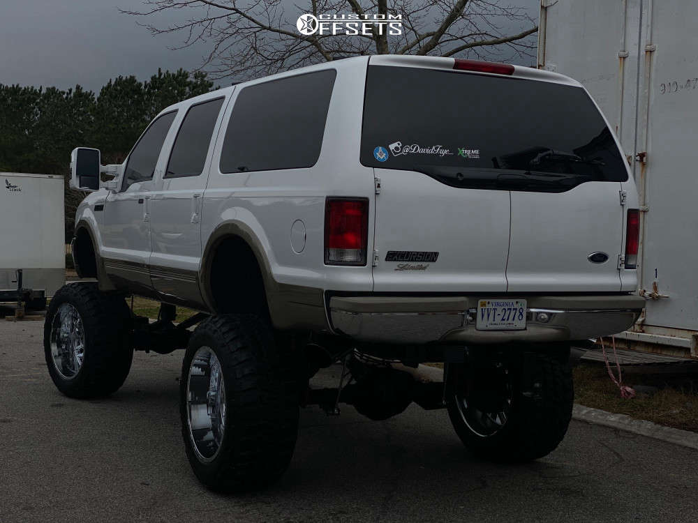 2000 Ford Excursion with 24x14 -76 TIS 544C and 40/15.5R24 Federal ...